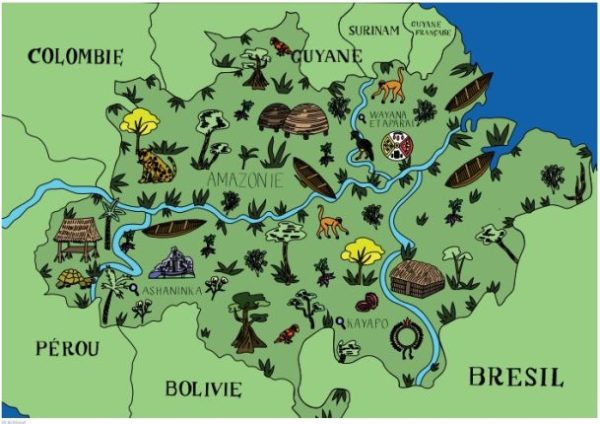 Cet immense territoire, avec neuf pays frontaliers, est multiple et c ...